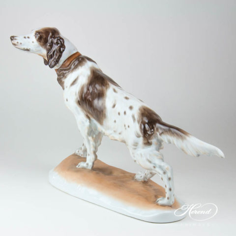 Dog - German Setter - Herend Animal Figurine